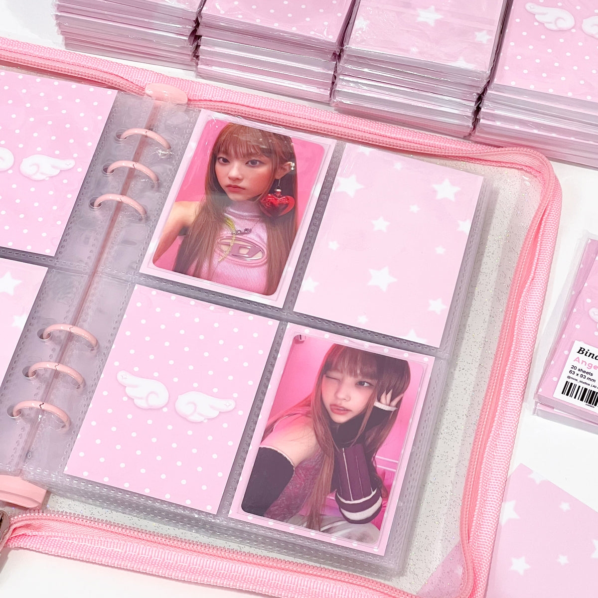 MINS STUDIOS Angel Star Binder Pocket Paper – Mins Studios
