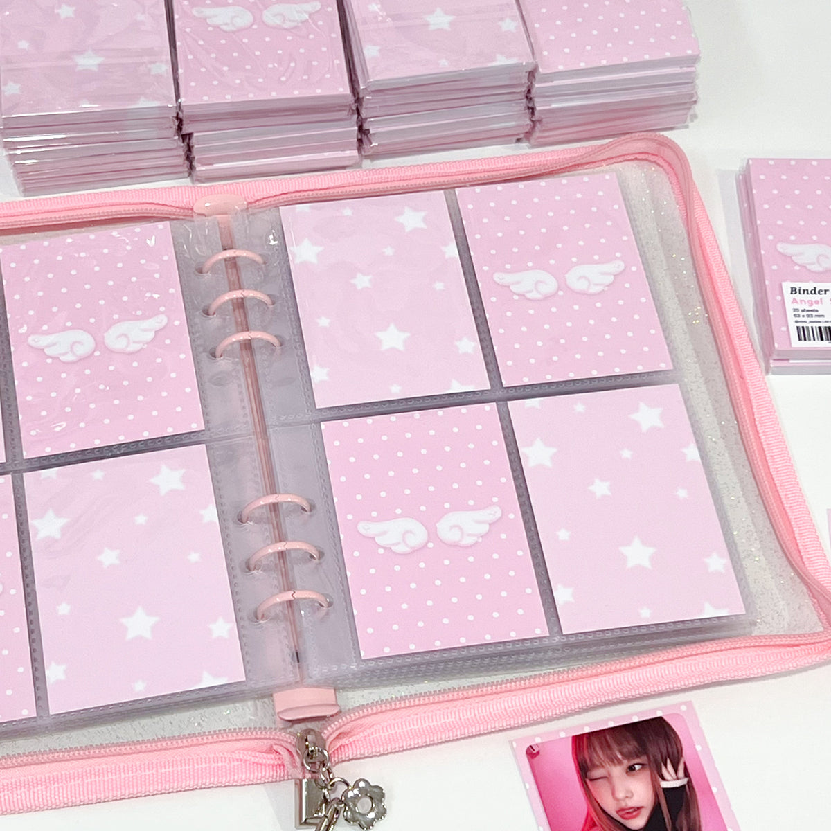 MINS STUDIOS Angel Star Binder Pocket Paper – Mins Studios