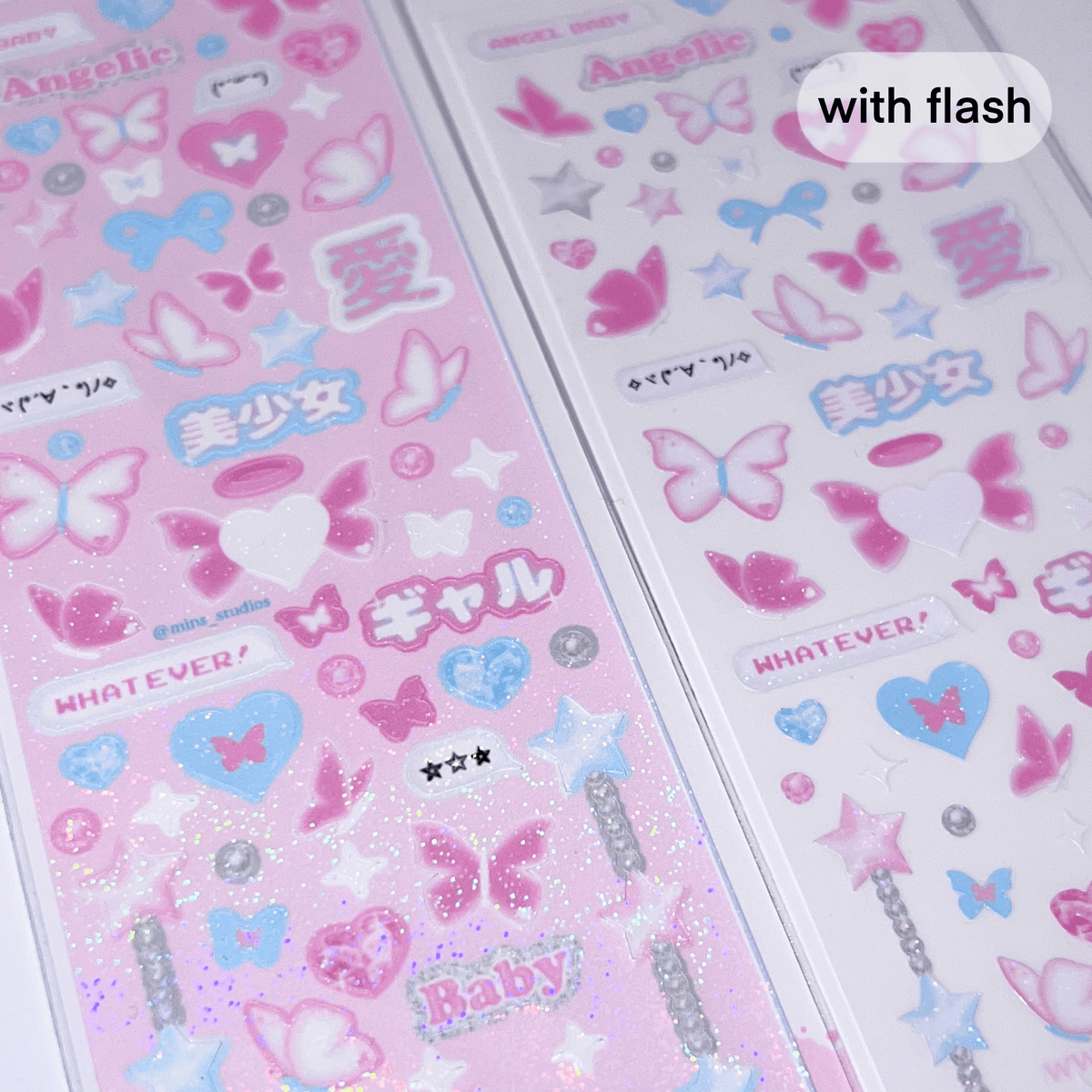 MINS STUDIOS Y2K Butterfly Deco Sticker – Mins Studios