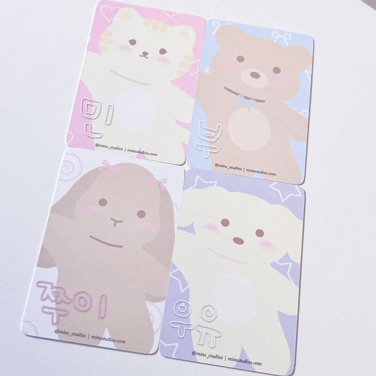 Character Photocard Set – Mins Studios
